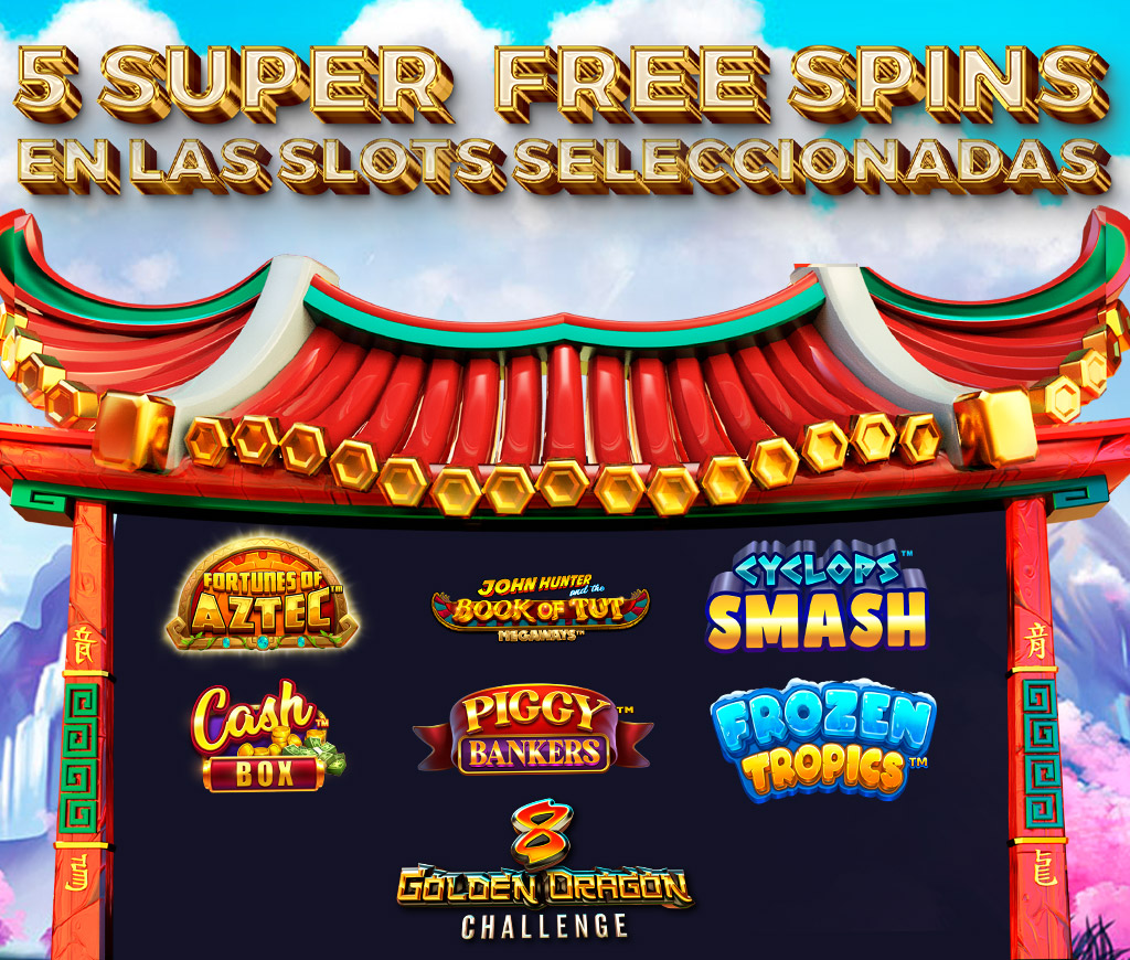 ¡Llévate 5 Super Free Spins cada día!