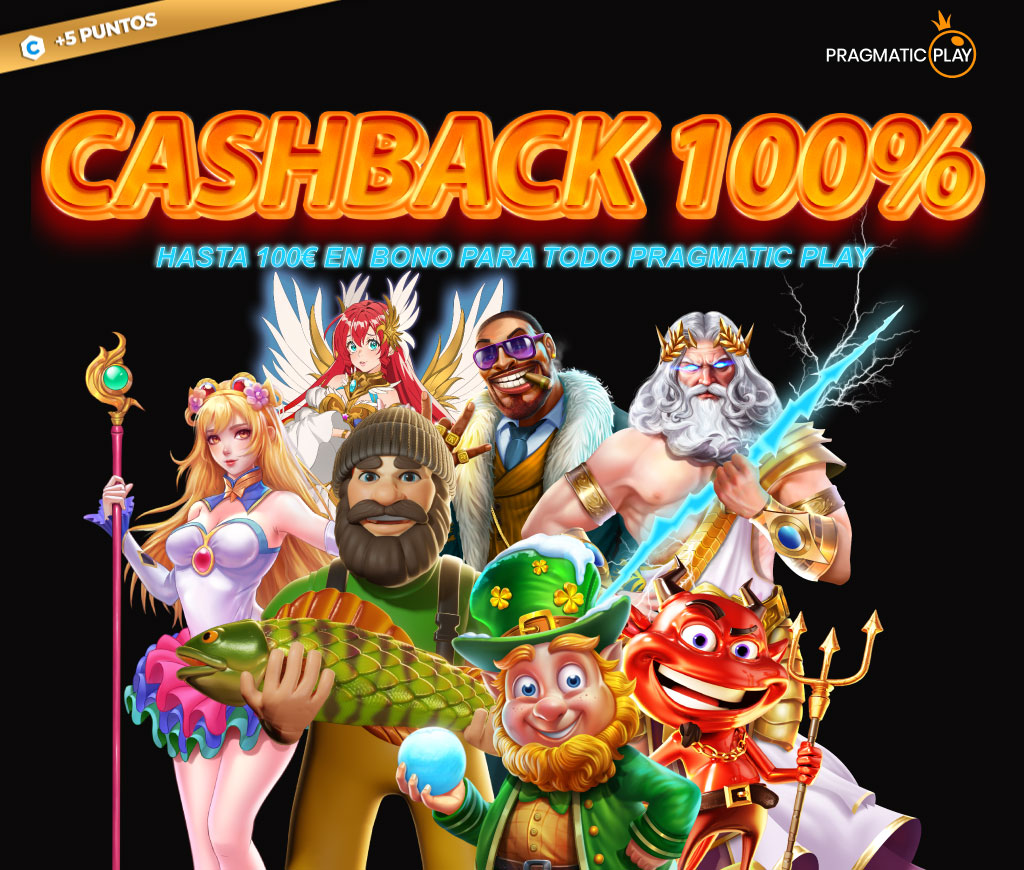 Cashback 100% para Slots Pragmatic